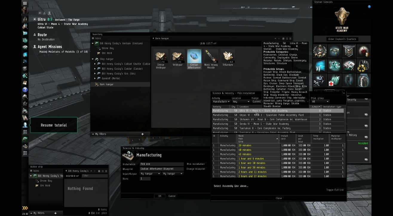 "EVE Online" Beginner Career Arcs: Mission Guide Index — Standard Of ...