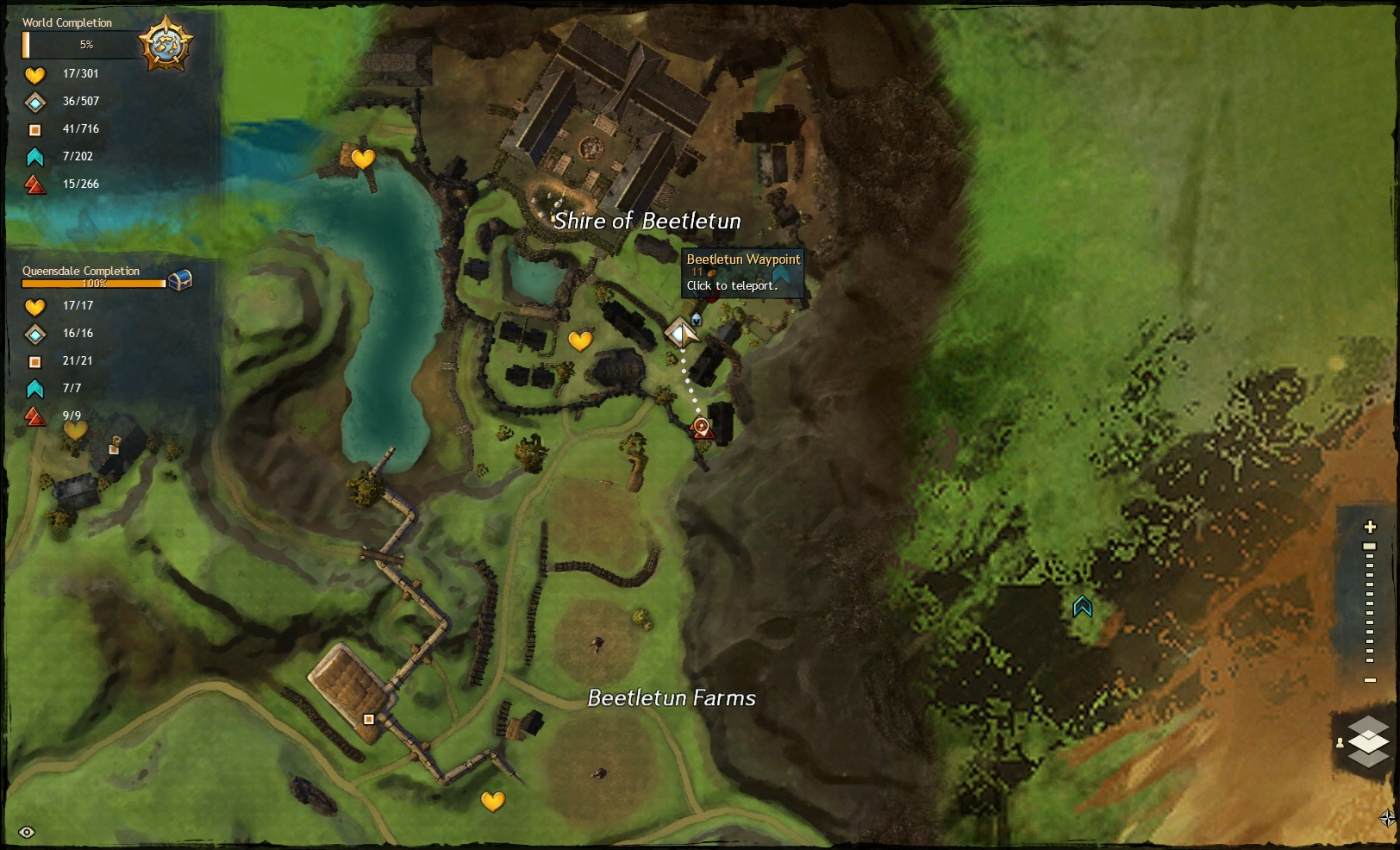 Queensdale — "Guild Wars 2" Vista Guide