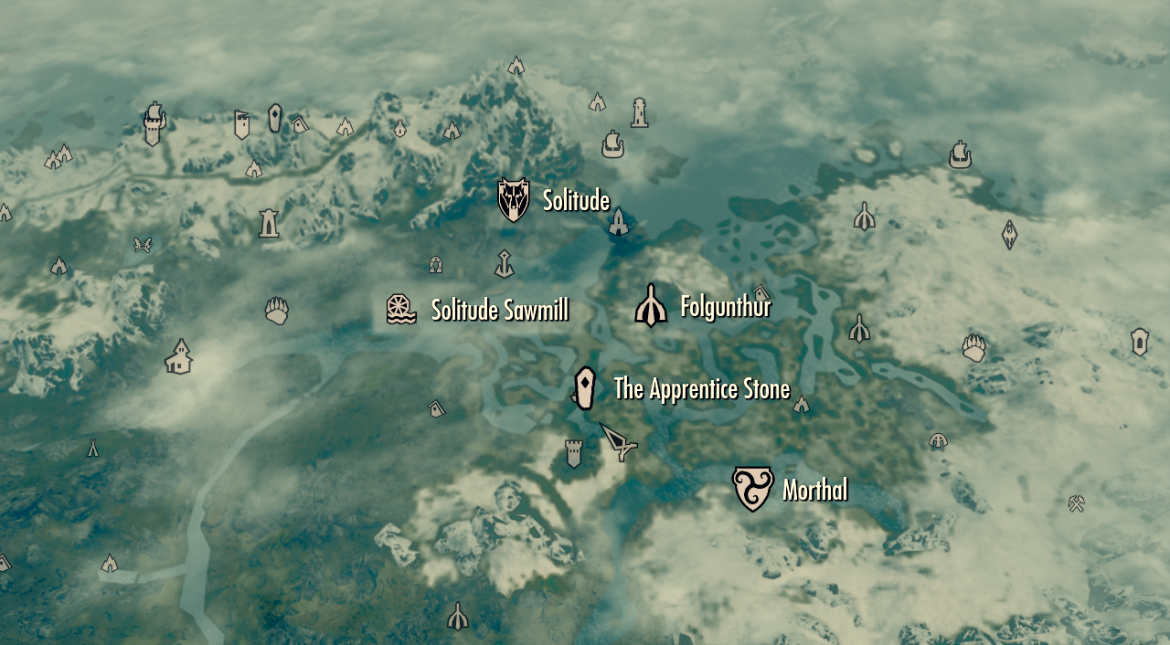 The Apprentice Stone - Primary Location Guide: "The Elder Scrolls V ...